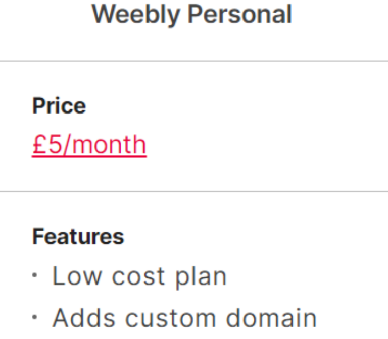 Weebly Pricing Plans 2025 | Optimal Choice For Your Business